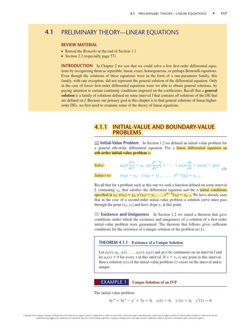 EDOS | PDF | Linearity | Equations
