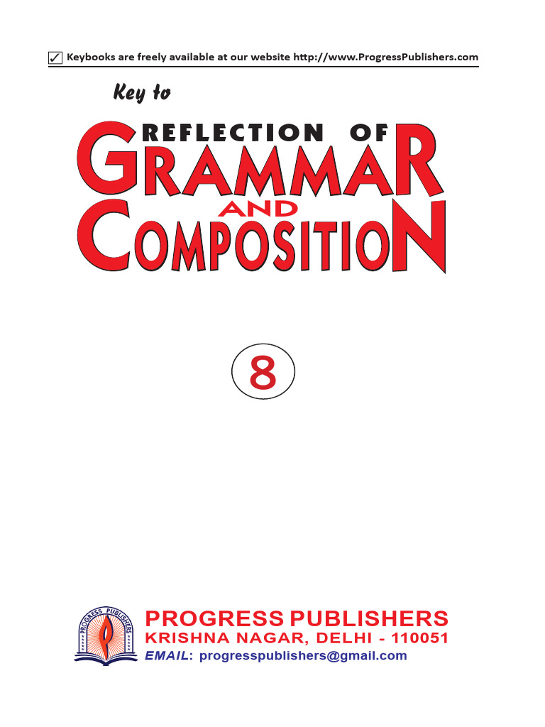 Grammer Class 8 Progress Publishers Pdf Verb Linguistic Typology