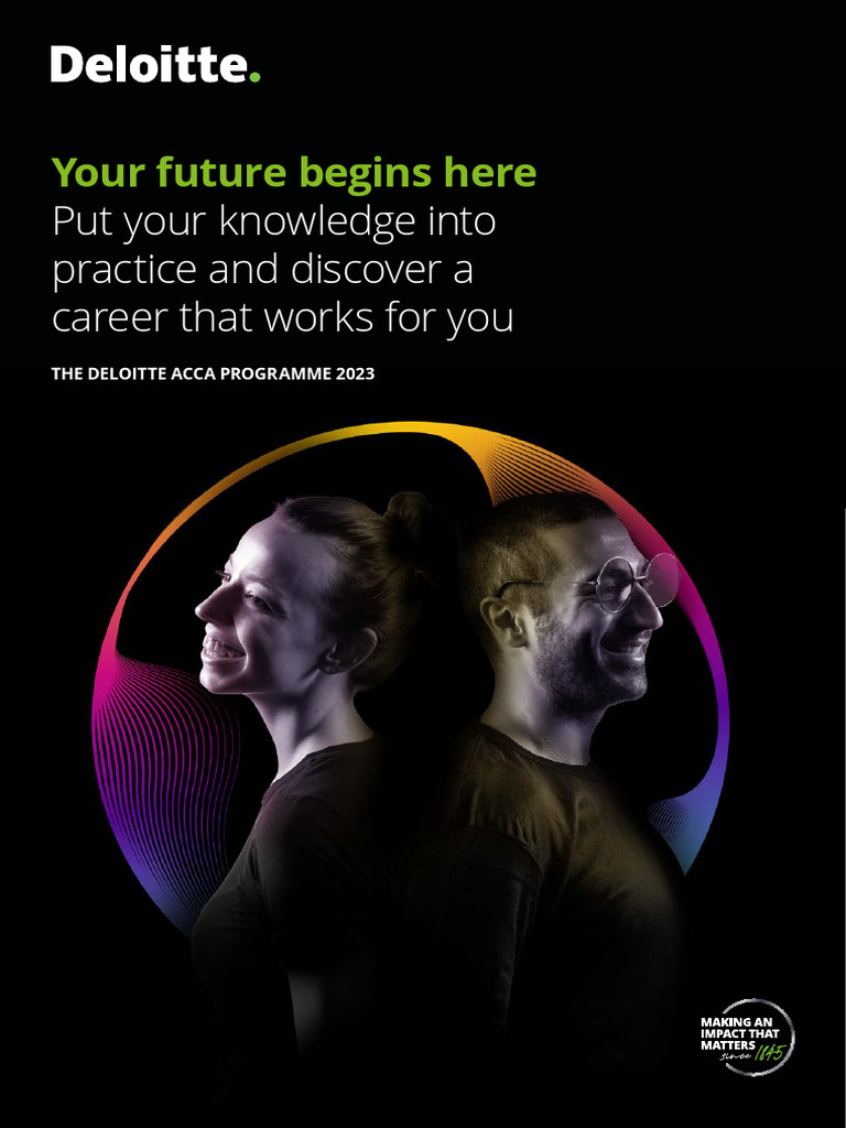 MT Brochure Deloitte Programmes Acca | PDF | Academic Degree ...