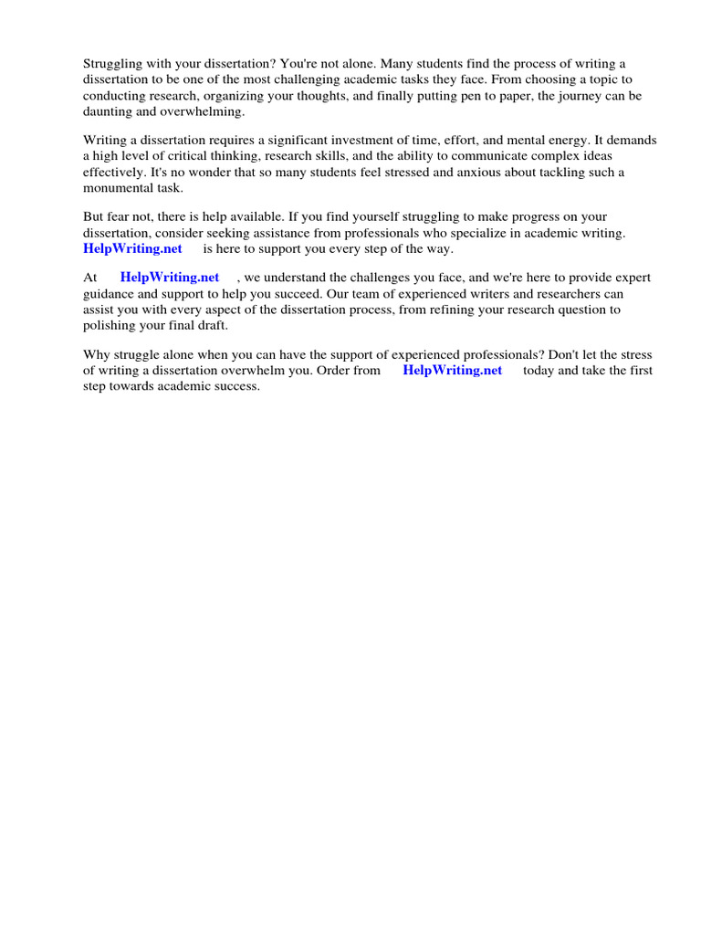 Dissertation Pagination | PDF | Methodology | Thesis