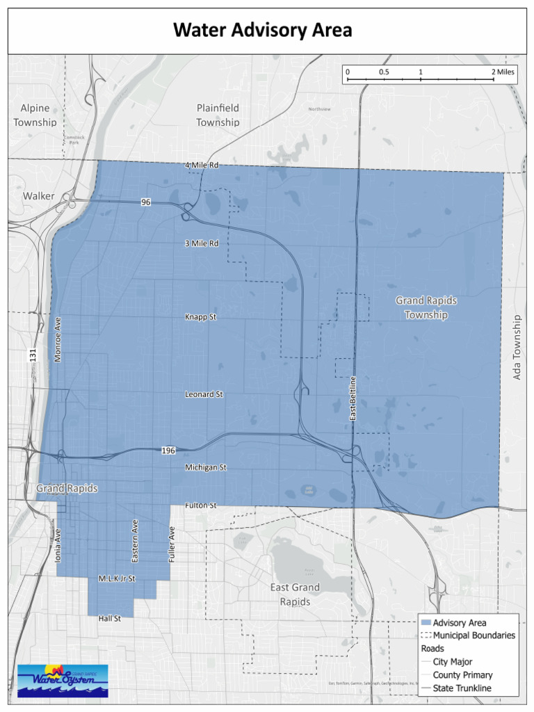 Water Advisory Area Map | PDF