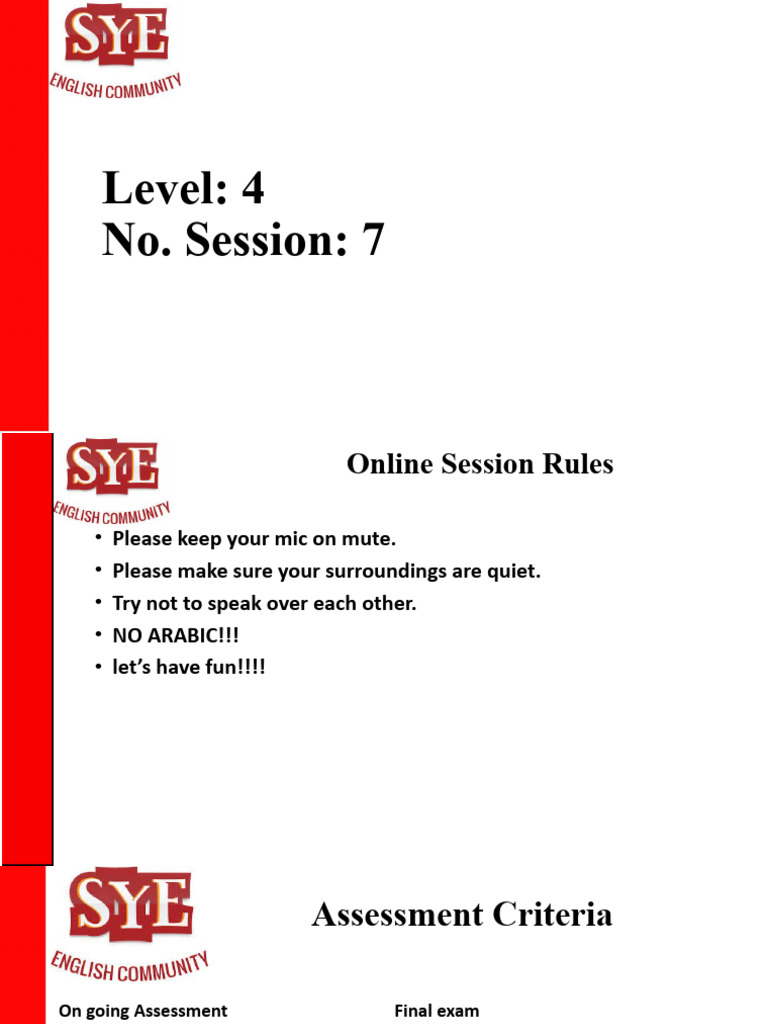 Session 7 | PDF