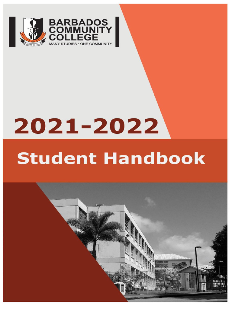 Barbados Community College Student Handbook 2021-2022 | PDF | Associate ...