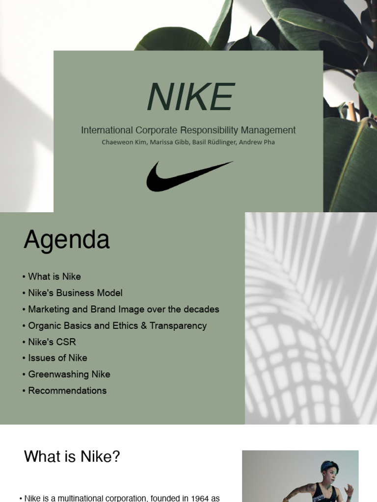 csr | PDF | Corporate Social Responsibility | Nike