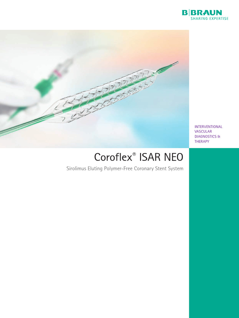 Coroflex® ISAR Neo1 | PDF | Clinical Medicine | Medical Specialties