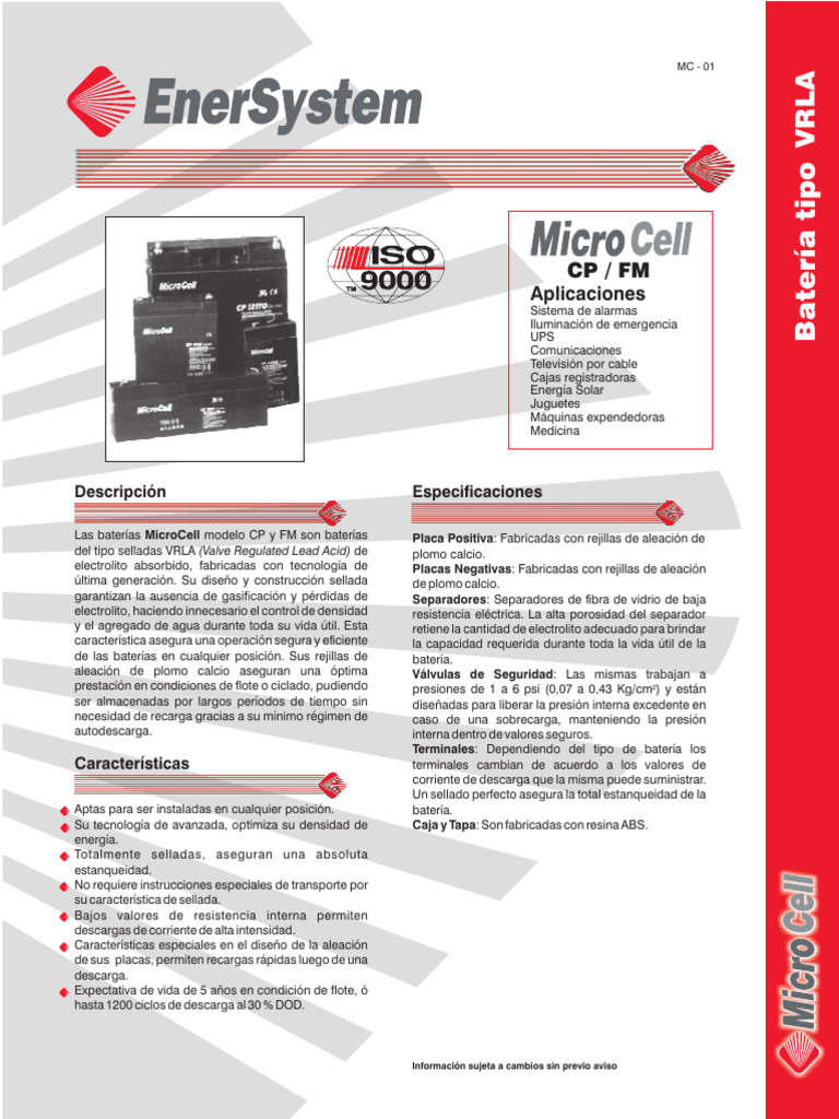 MIcrocell | PDF | Cantidades fisicas | Electricidad