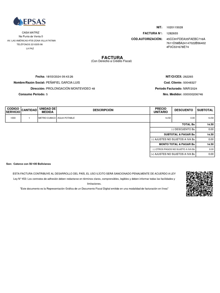 Epsas-2024 03 | PDF | Factura