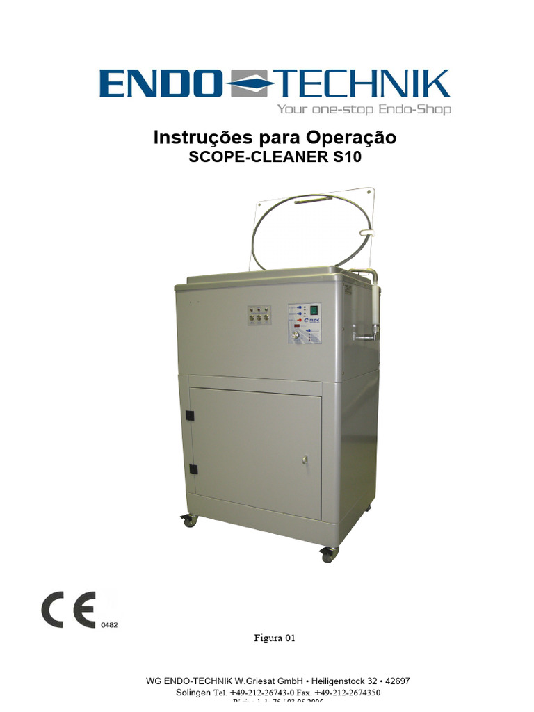 Scopecleaner S10 - MANUAL OPERADOR | PDF | Desinfetante