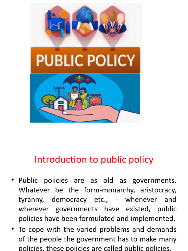 Public Policy-1 - 052851 | PDF | Policy | Welfare
