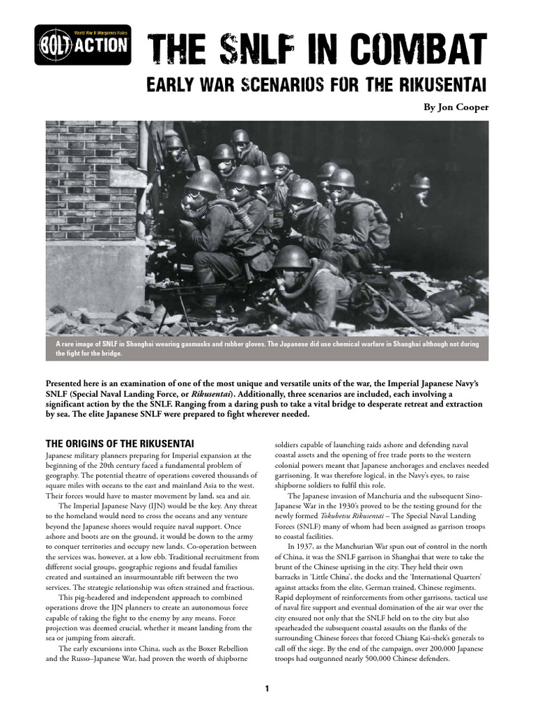 BA - The SNLF in Combat | PDF | Military | Warfare