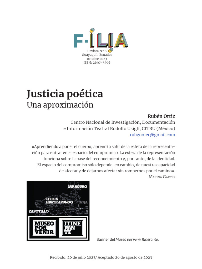 FILIA8 Justicia Poetica | PDF | Justicia | Crimen y violencia