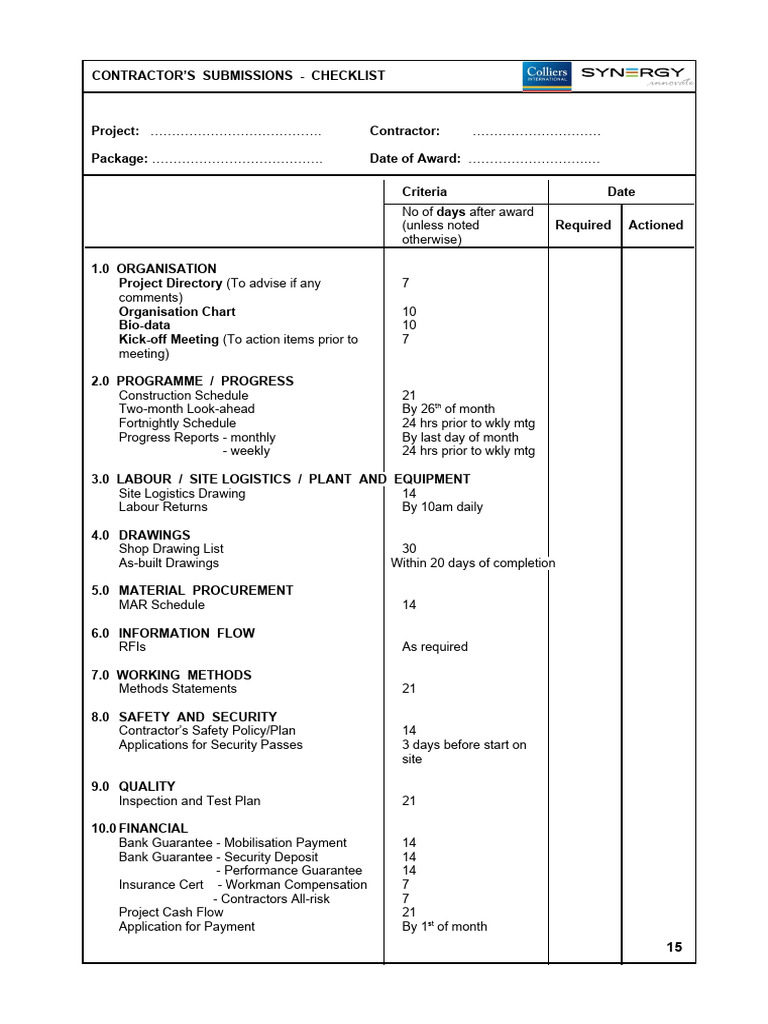 2-1a Cont's submission | PDF | Service Industries | Financial Services