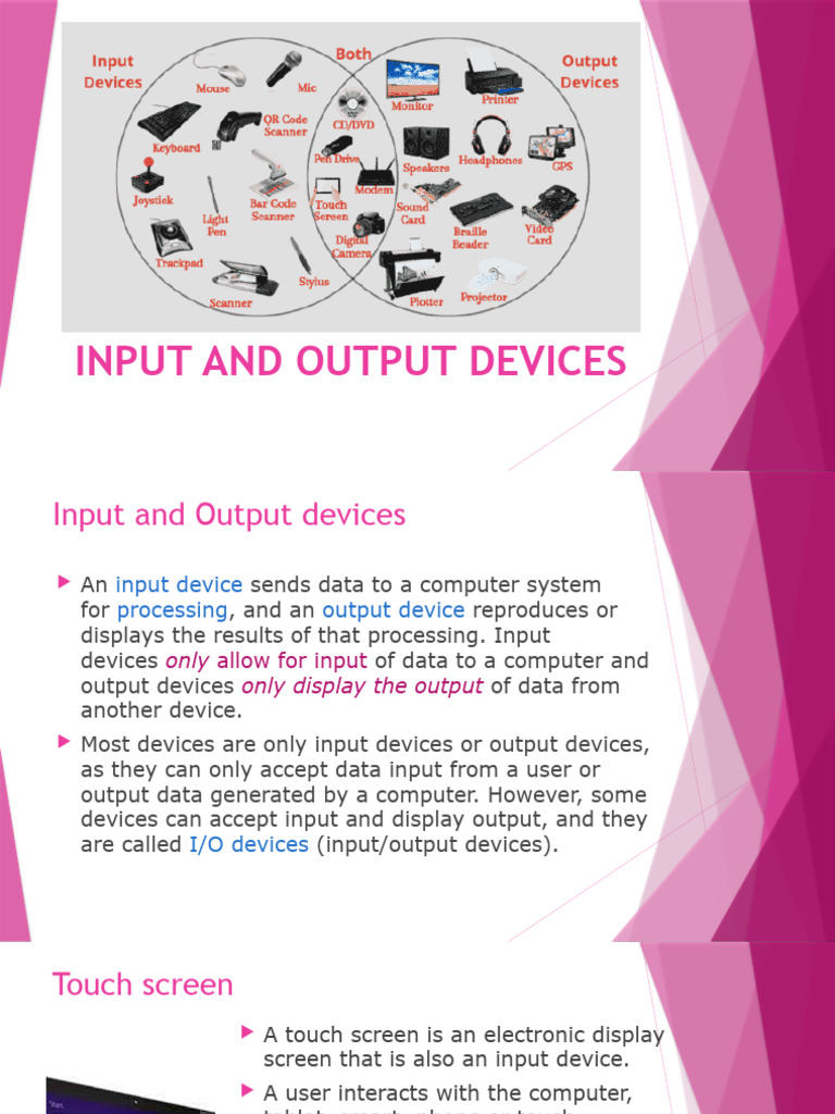 Touchscreen: Input and Output Device | PDF | Touchscreen | Manufactured ...