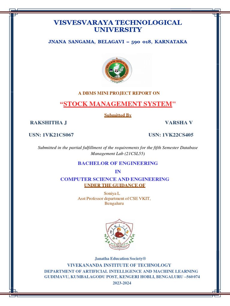 DBMS Report VARSHAAAA | PDF | Databases | Information Retrieval