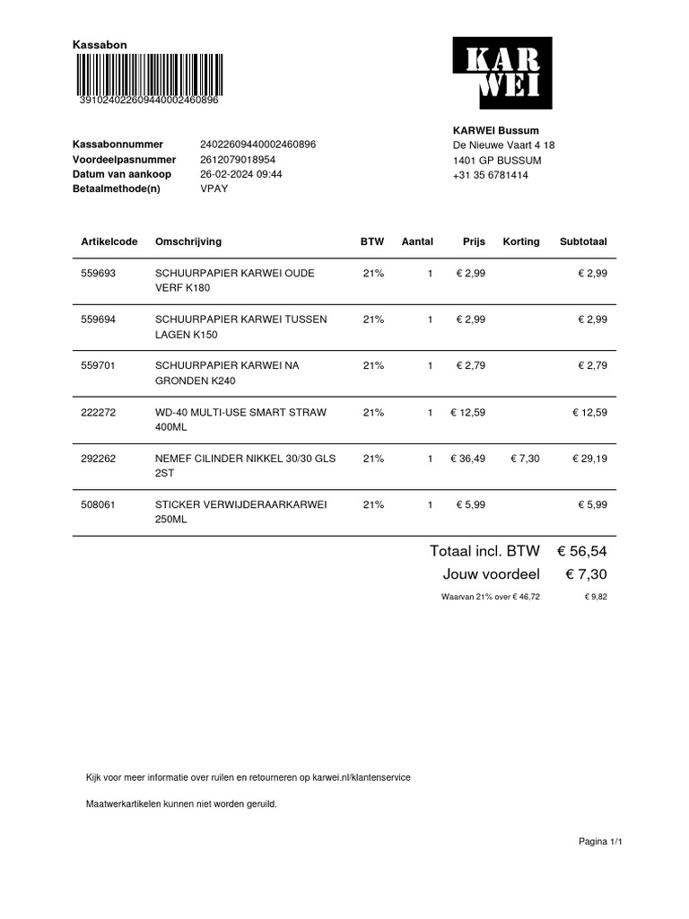 Kassabon 2024-02-26 24022609440002460896 | PDF