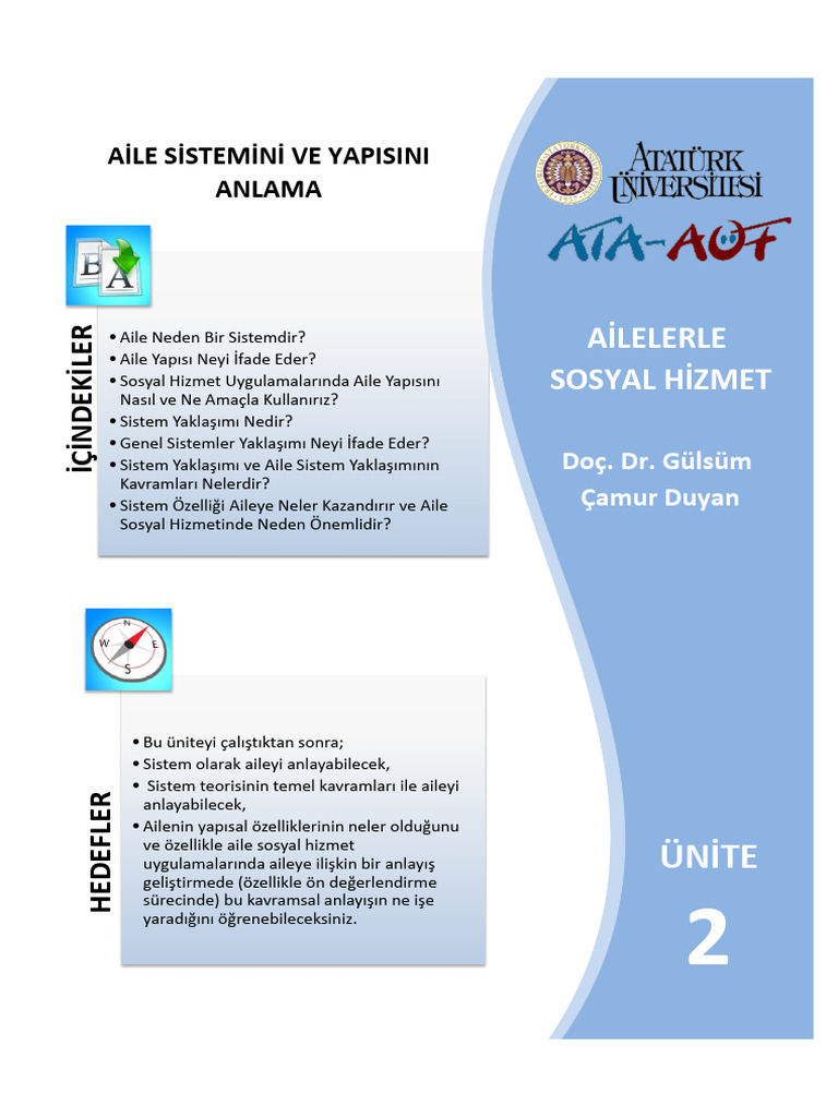 Ai̇le Si̇stemi̇ni̇ Ve Yapisini Anlama | PDF Ai̇le Si̇stemi̇ni̇ Ve Yapisini Anlama | PDF
