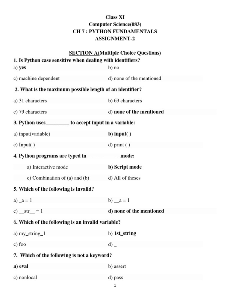 Python Fundamentals Pdf Python Programming Language Reserved Word