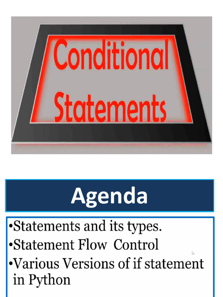 Conditional Statement | PDF | Control Flow | Computer Programming