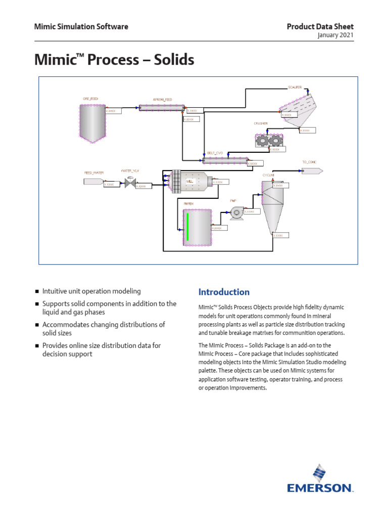 Product Data Sheet Mimic Advanced Modeling Objects Solids Mimic en ...