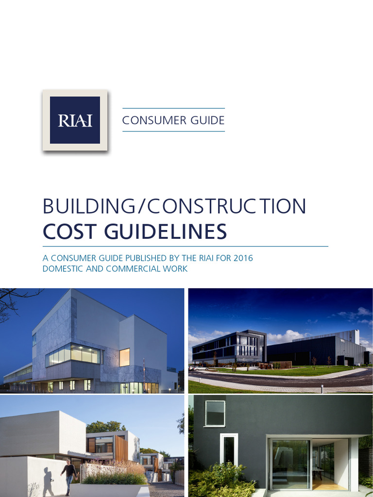 RIAI Cost Guidelines Final | PDF | Architect | Roof