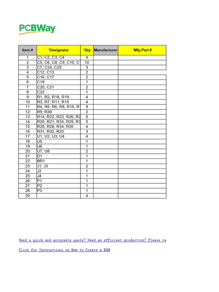 Amplificador 2.1 Con TDA2030 - BOM - PCBWay - PCBWay Community | PDF