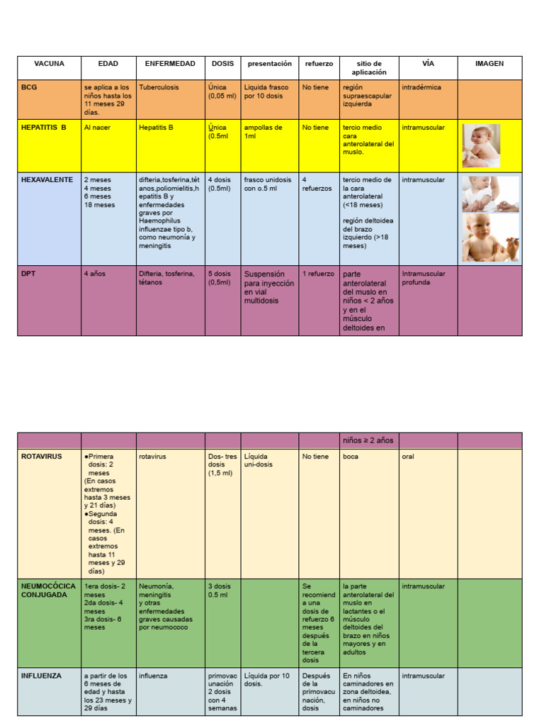 Vacunas | PDF | Enfermedades y trastornos | Ciencias de la Salud