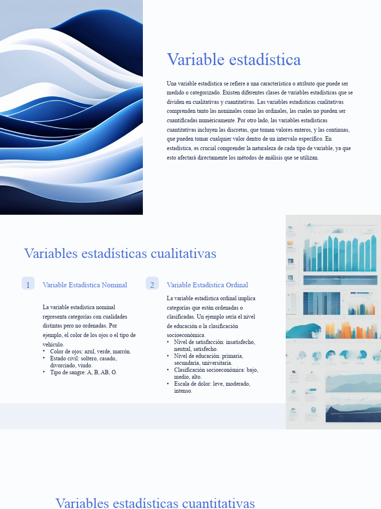 Variable-estadistica | PDF | Estadísticas | Investigación cuantitativa