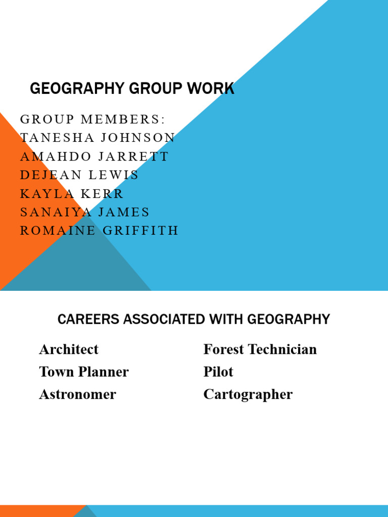 Geography Group Work | PDF | Cartography | Geography