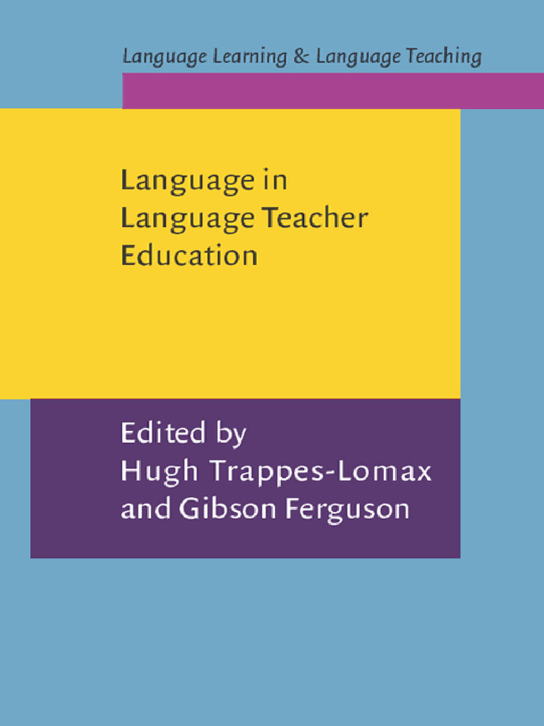 Language in Language Teacher Education (Language Learning and Language ...