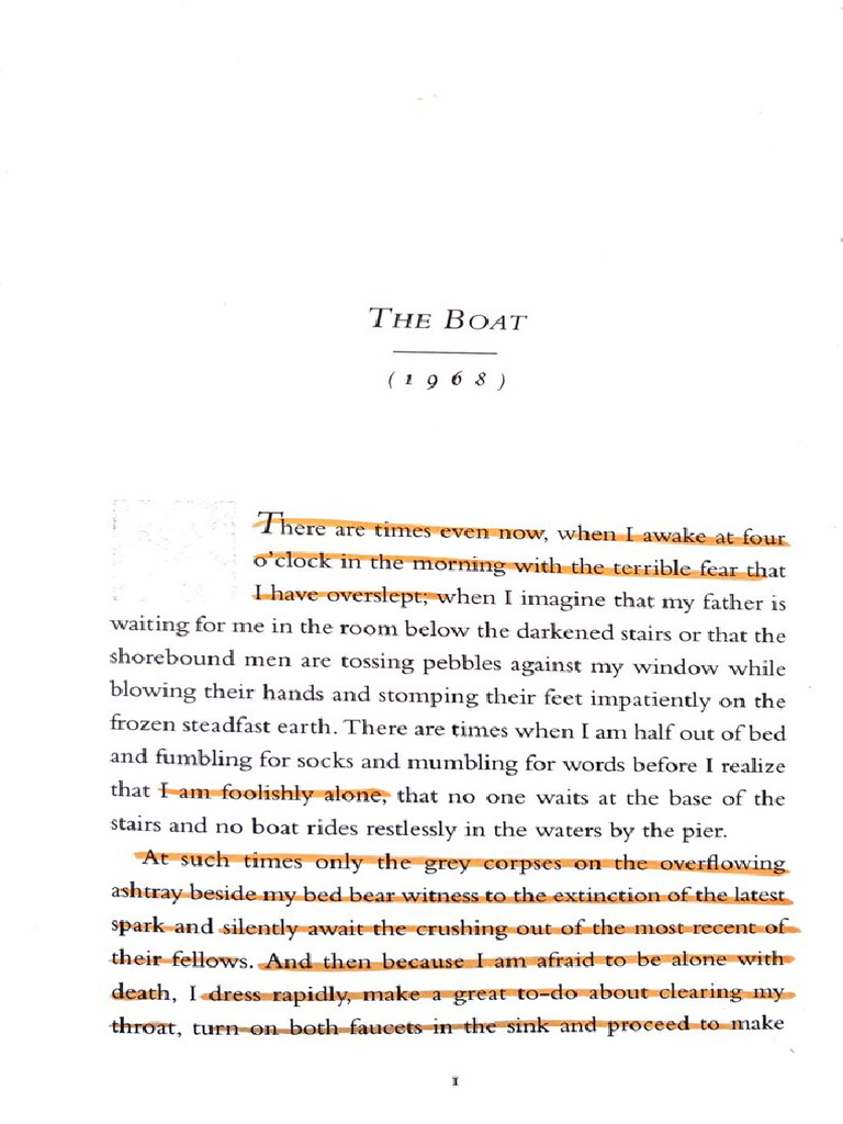 The Boat by Alistair MacLeod PDF | PDF