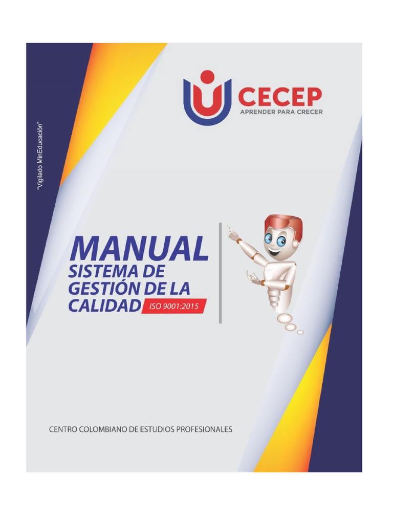 Manual de Calidad FCECEP | PDF | Planificación estratégica | Sistema de ...