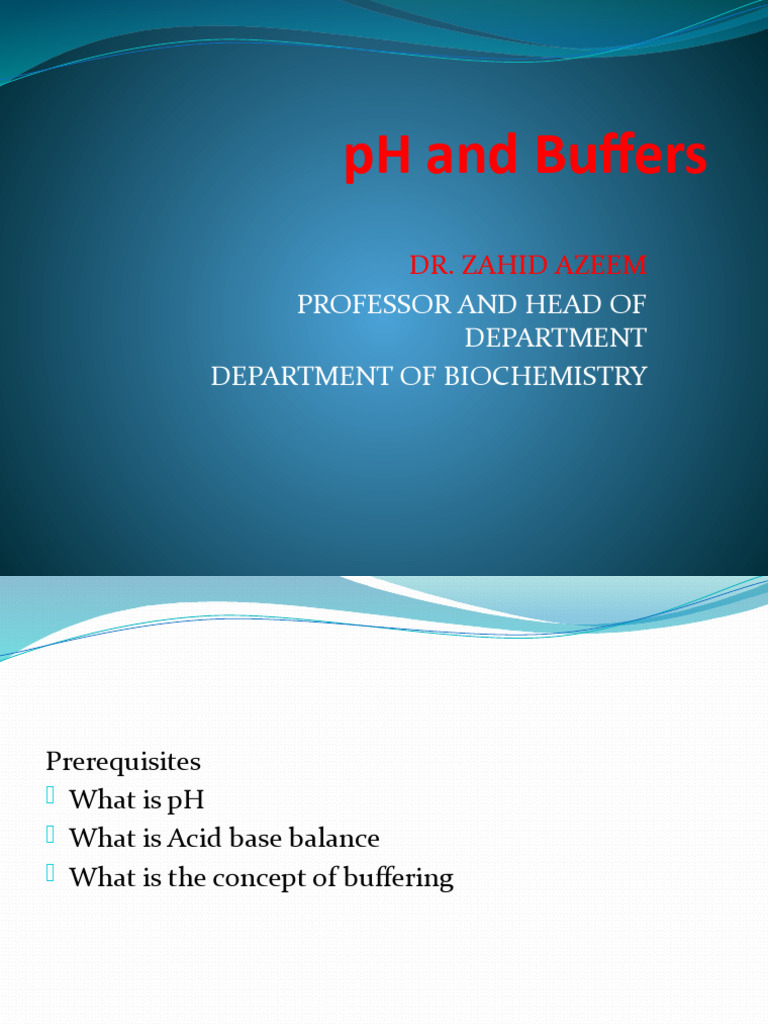 LGIS. PH and Buffers | PDF | Acid | Buffer Solution