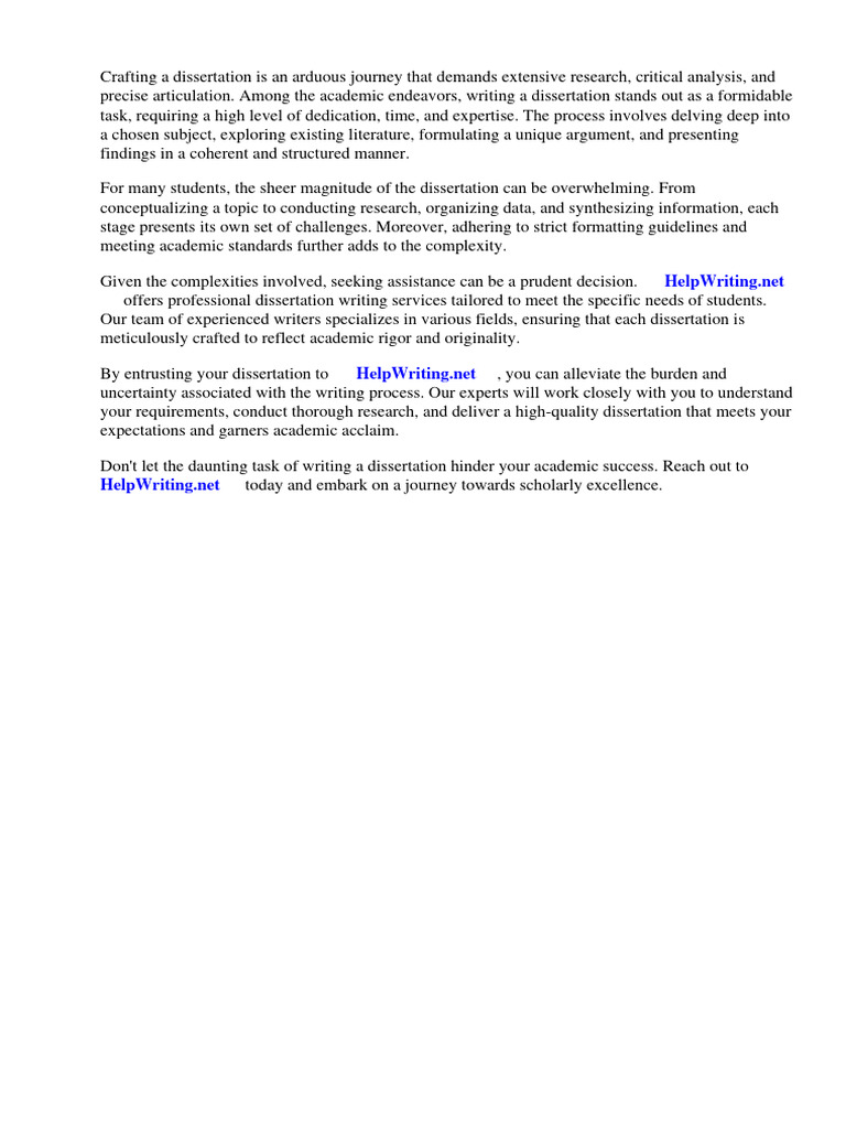 Dissertation Writing Guidance for SES | PDF | Scribd | Thesis