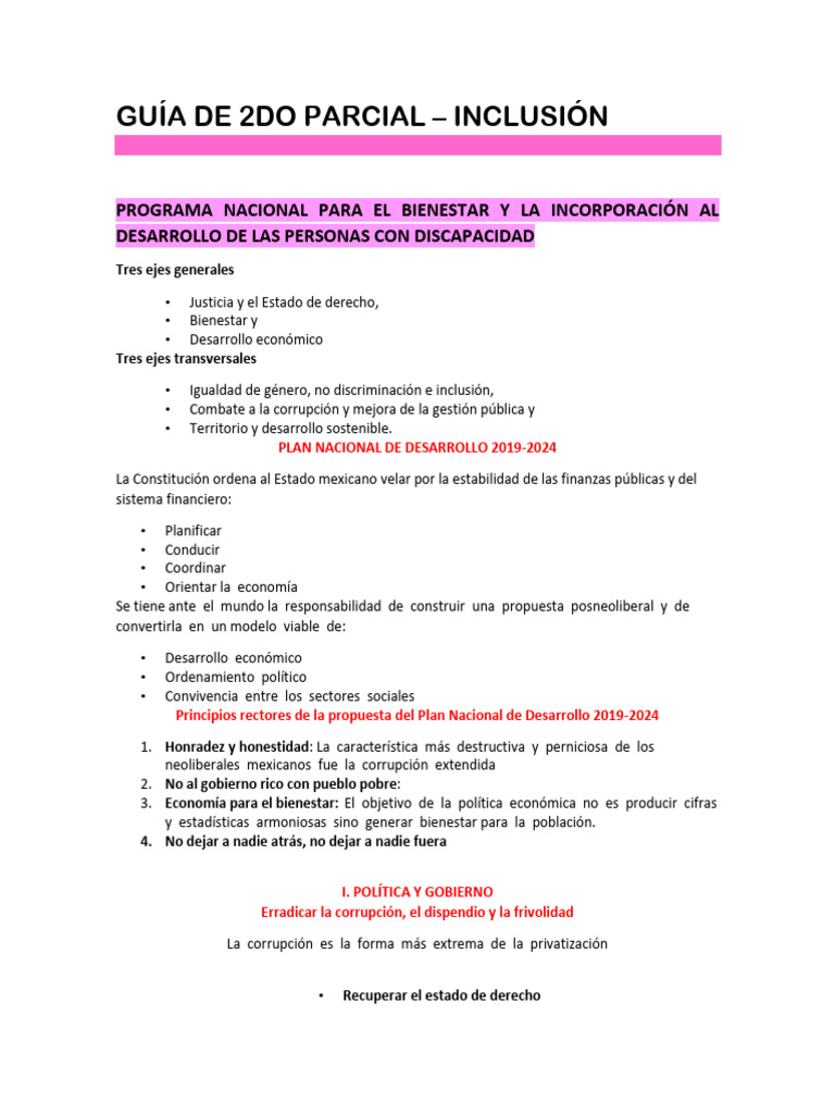 GUÍA Inclusion Seg. Parcial | Descargar gratis PDF | Maestros | Enseñando