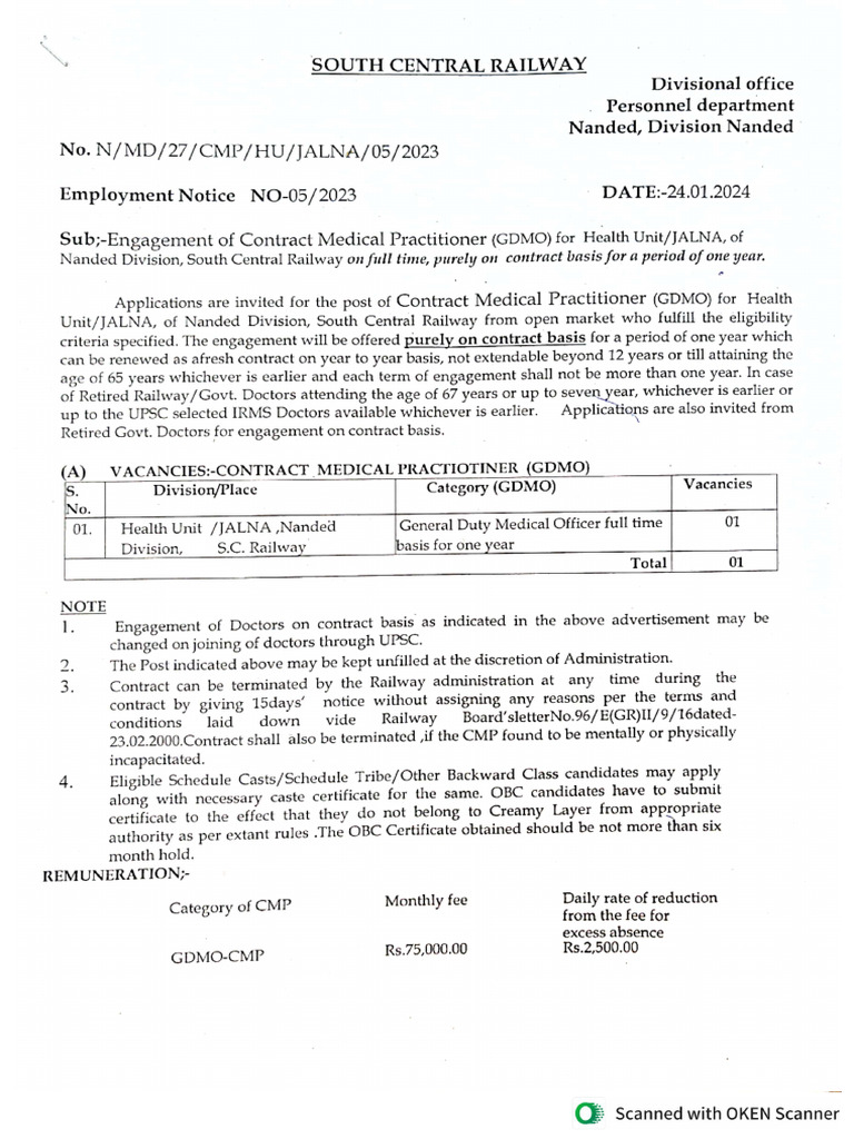 VIJAYAWADA Medical Officer Apply | PDF