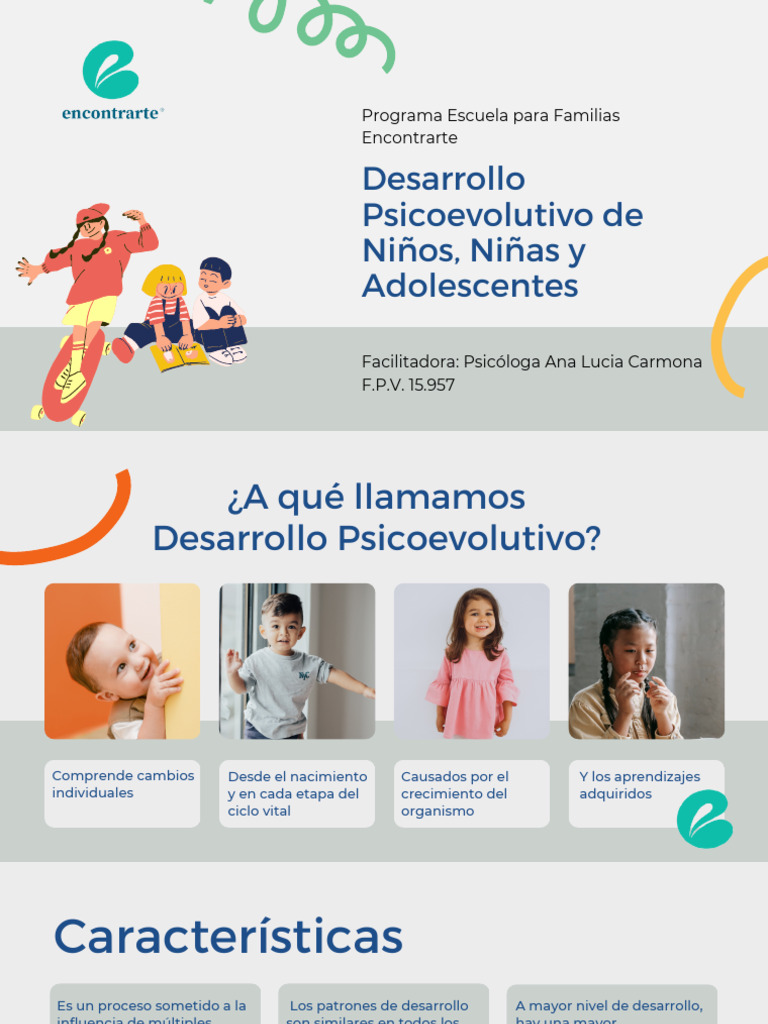 Taller Desarrollo Psicoevolutivo de Niños, Niñas y Adolescentes | PDF ...