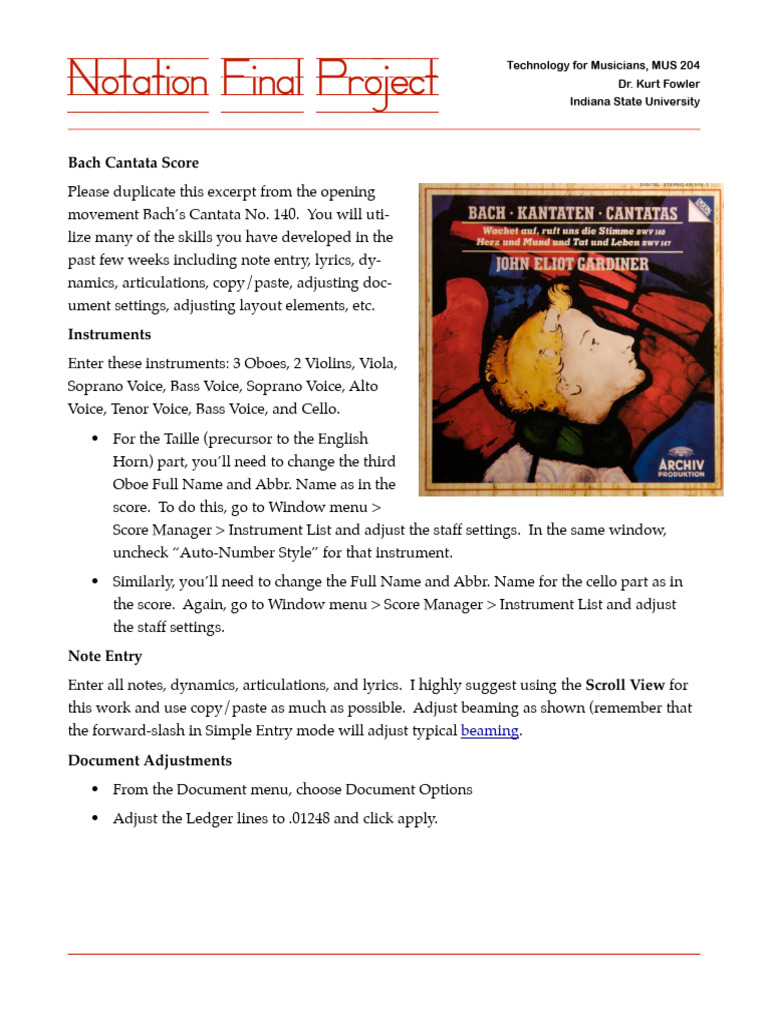 204 notation final project 2024s | PDF | Musical Compositions | Choral ...