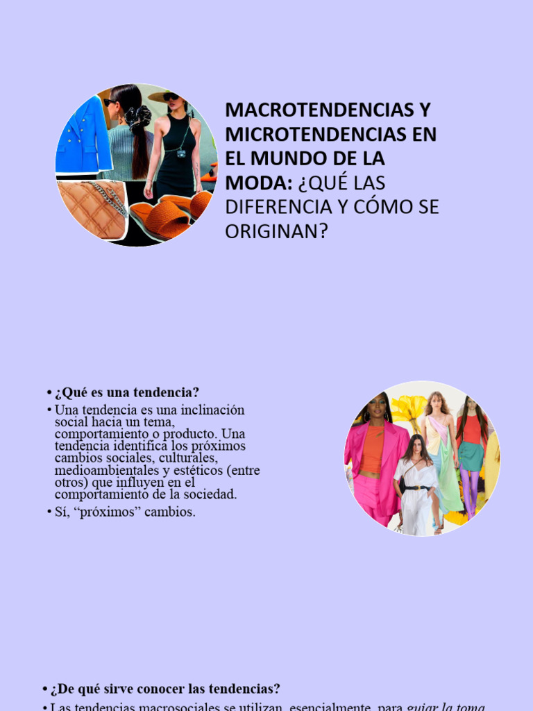 Macro-Micro Tendencias | PDF | Comportamiento | Moda