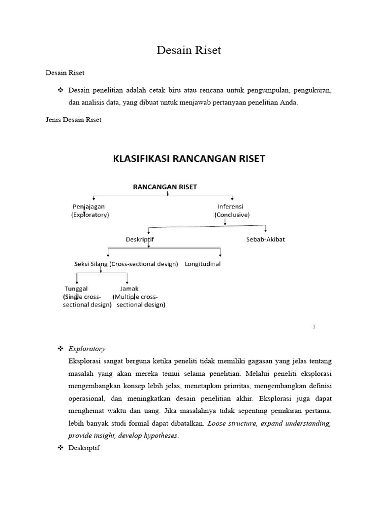 Rangkuman MRB 3 - Desain Riset | PDF