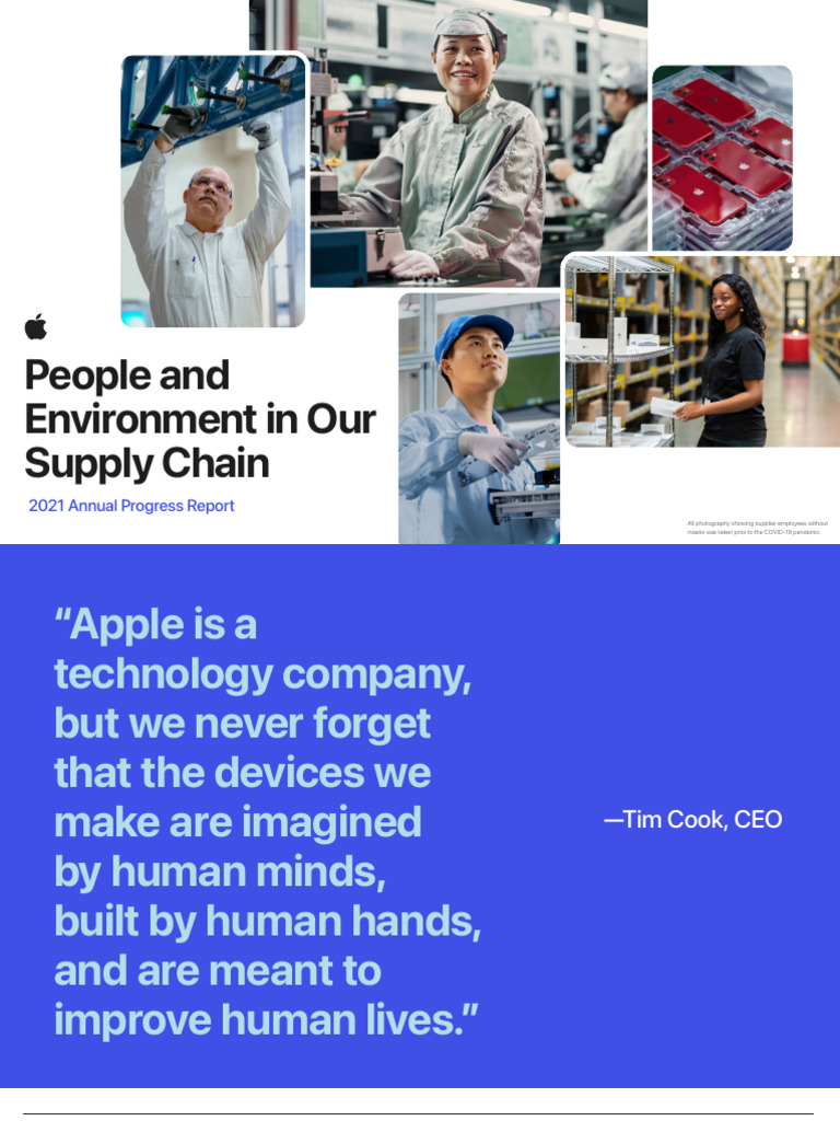 Apple 2021 Progress | PDF | Supply Chain | Apple Inc.