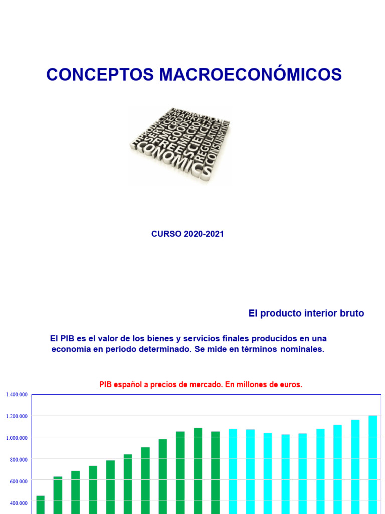 Conceptos Macroecon micos-CURSO 2023-2024 | PDF | La política fiscal | Desempleo