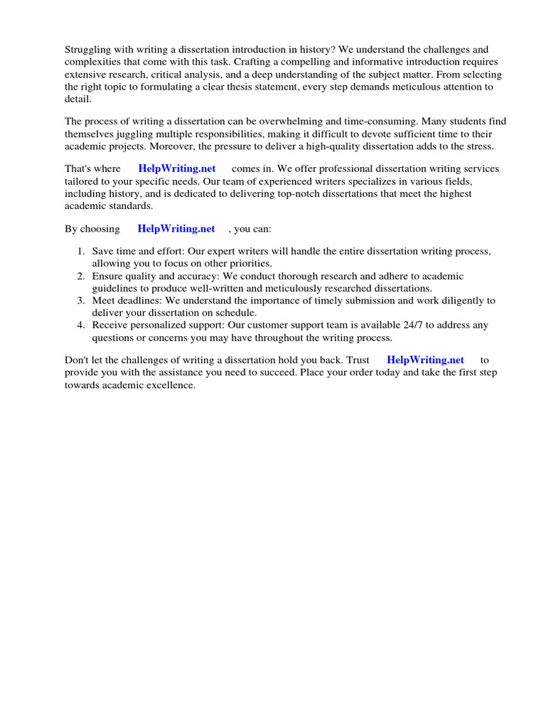 Exemple Dintro de Dissertation Histoire | PDF | Thesis