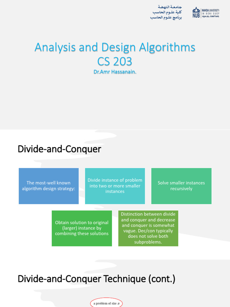 Lecture 03 | PDF | Algorithms And Data Structures | Algorithms