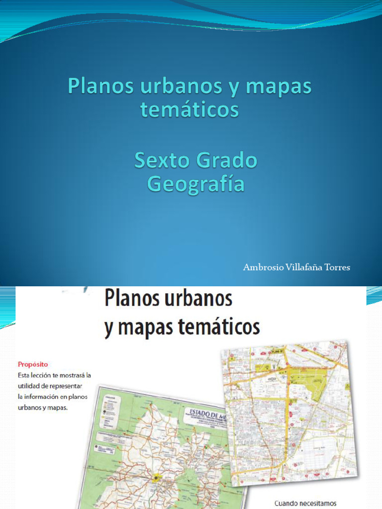 planos urbanos y mapas tematicos ambrosio-villafaa-torres | PDF | Mapa
