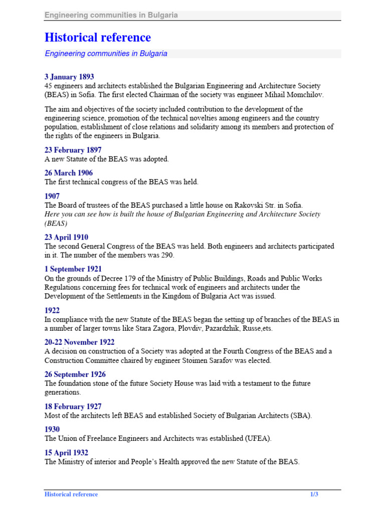 Historical Reference EN | PDF | Architect | Engineer