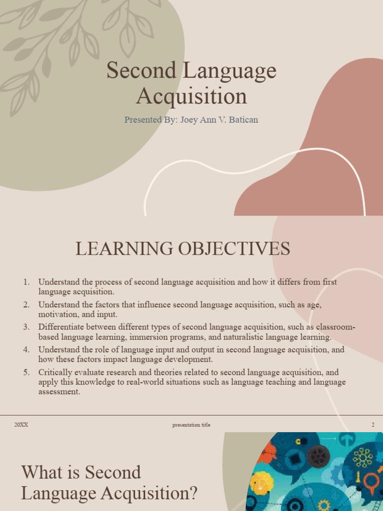 Second Language Acquisition | PDF | Second Language Acquisition ... Second Language Acquisition | PDF | Second Language Acquisition ...