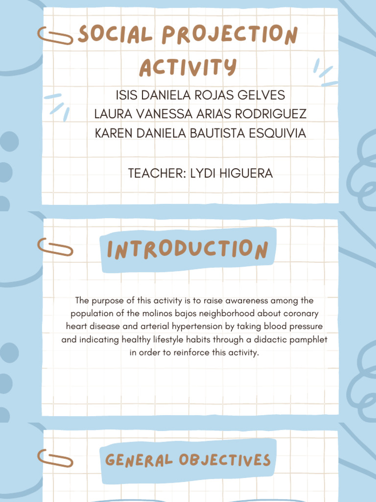 social projection activity | PDF