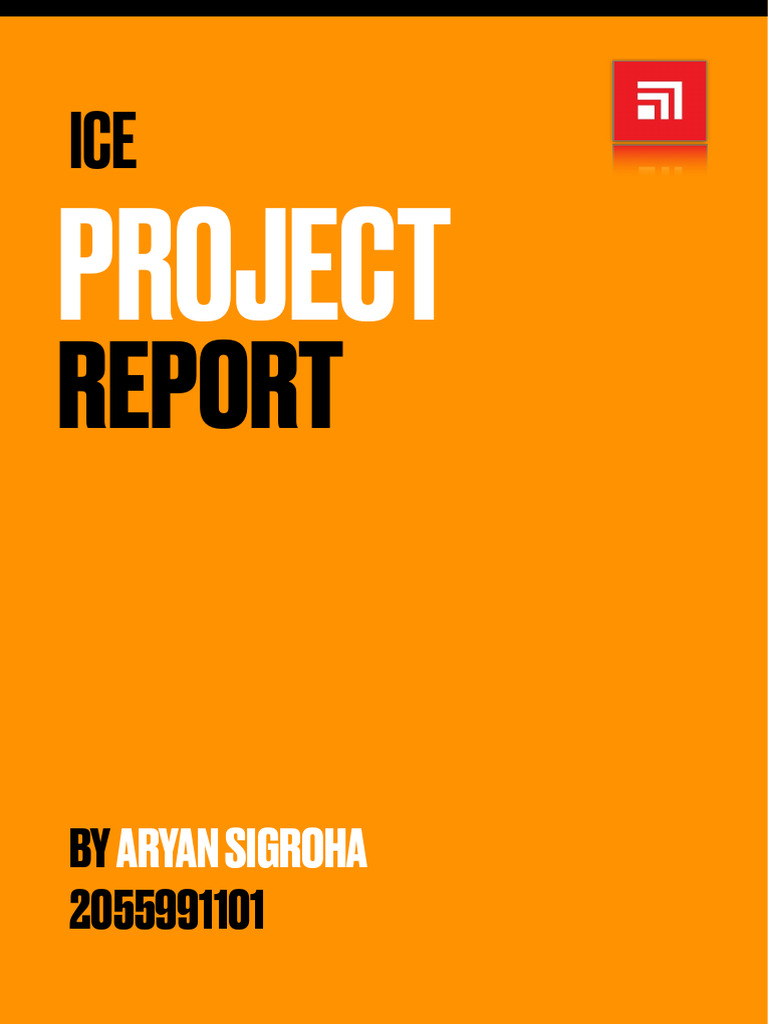 Project Report Ice | PDF | Horsepower | Engines