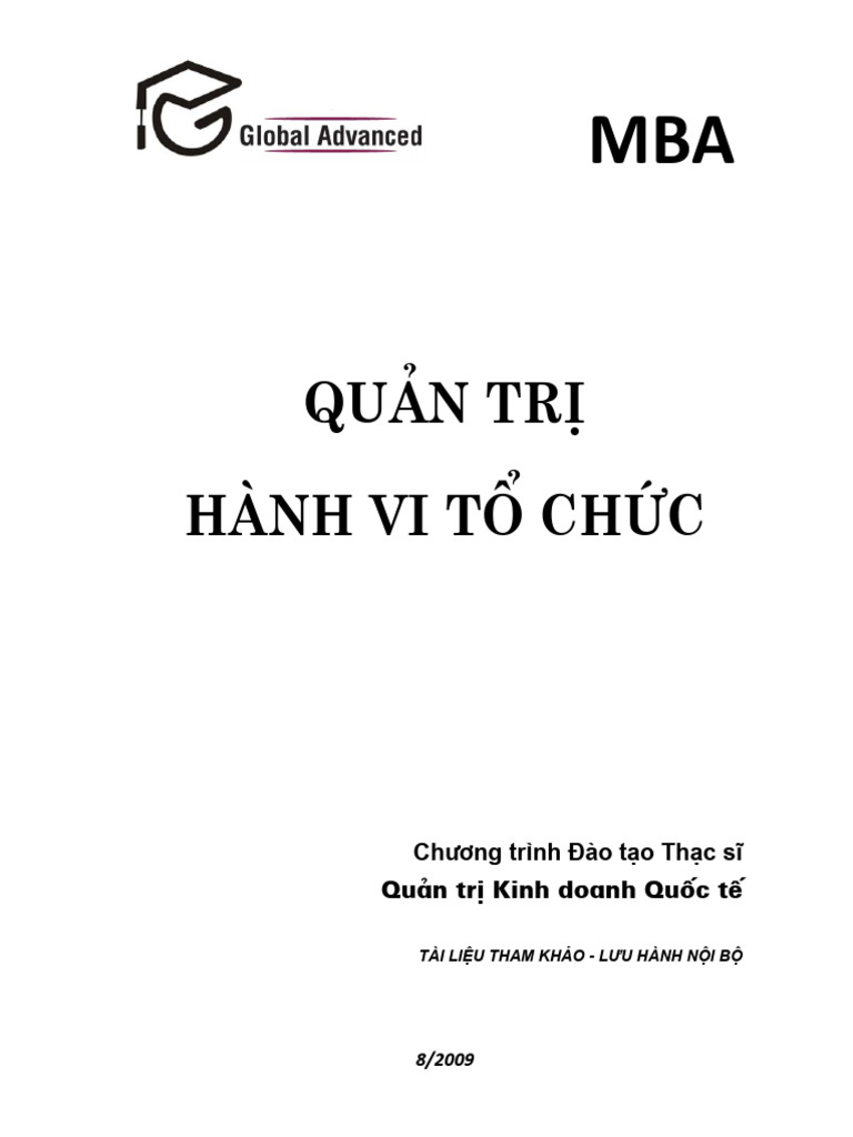 Hành VI T CH C | PDF