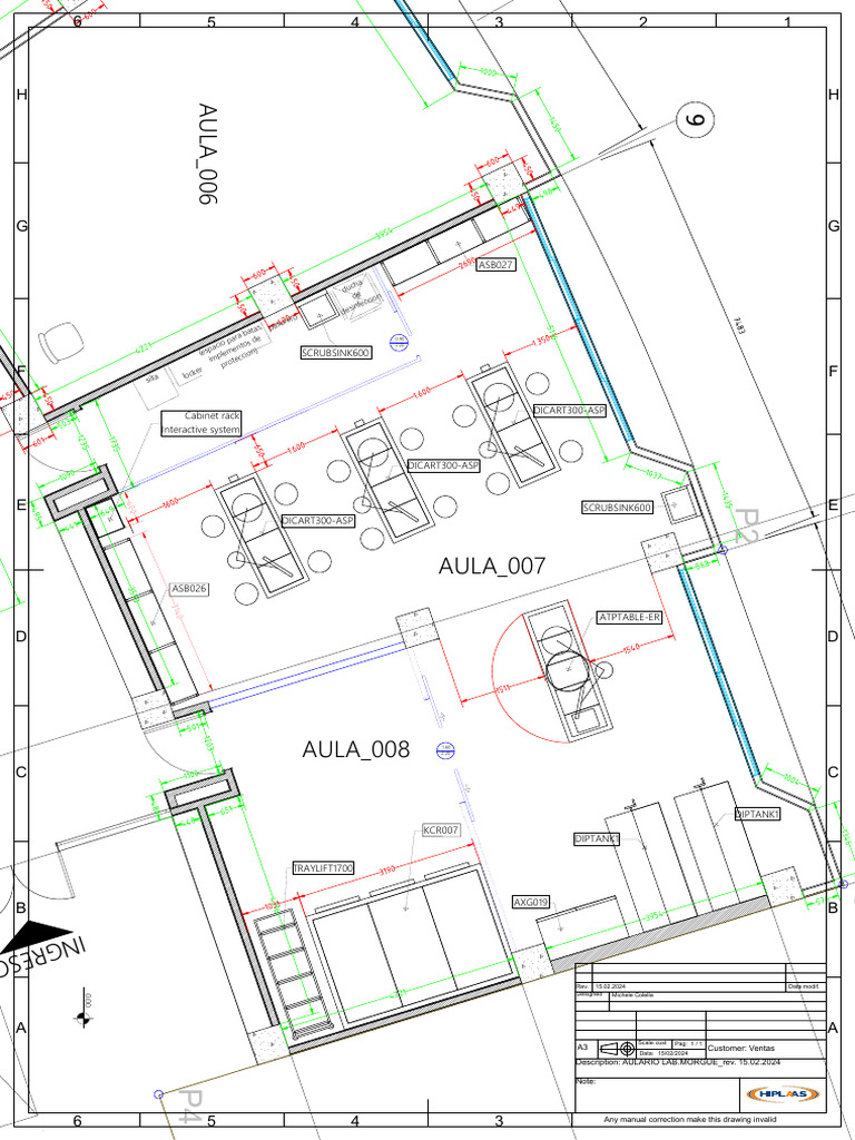 Lab Morgue Layout Plan 2024 | PDF